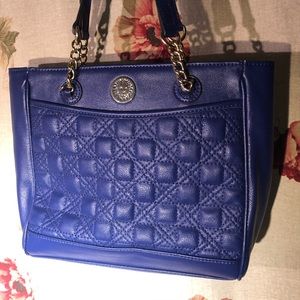 Anne Klein | Bags | Anne Klein Blue Handbag | Poshmark
